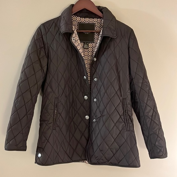 Coach | Jackets & Coats | Authentic Coach Brown Quilted Jacket | Poshmark